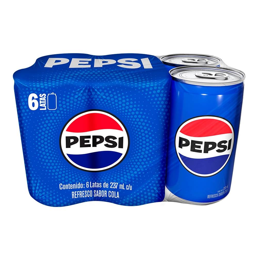 Lata Clásica De Pepsi Colección De Latas De Pepsi De Los Años