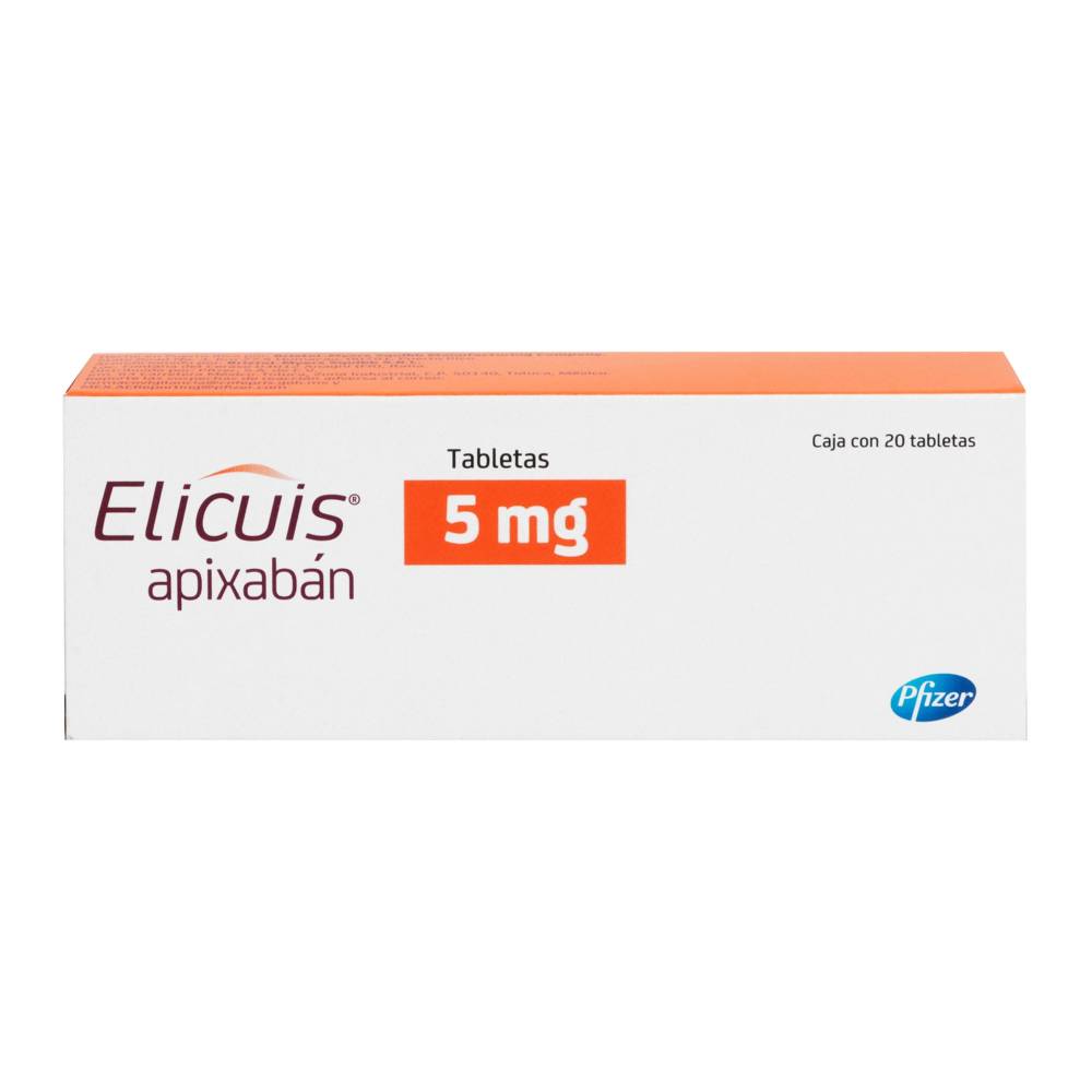 Elicuis 5 mg 20 Tabletas a precio de socio | Sam’s Club en línea