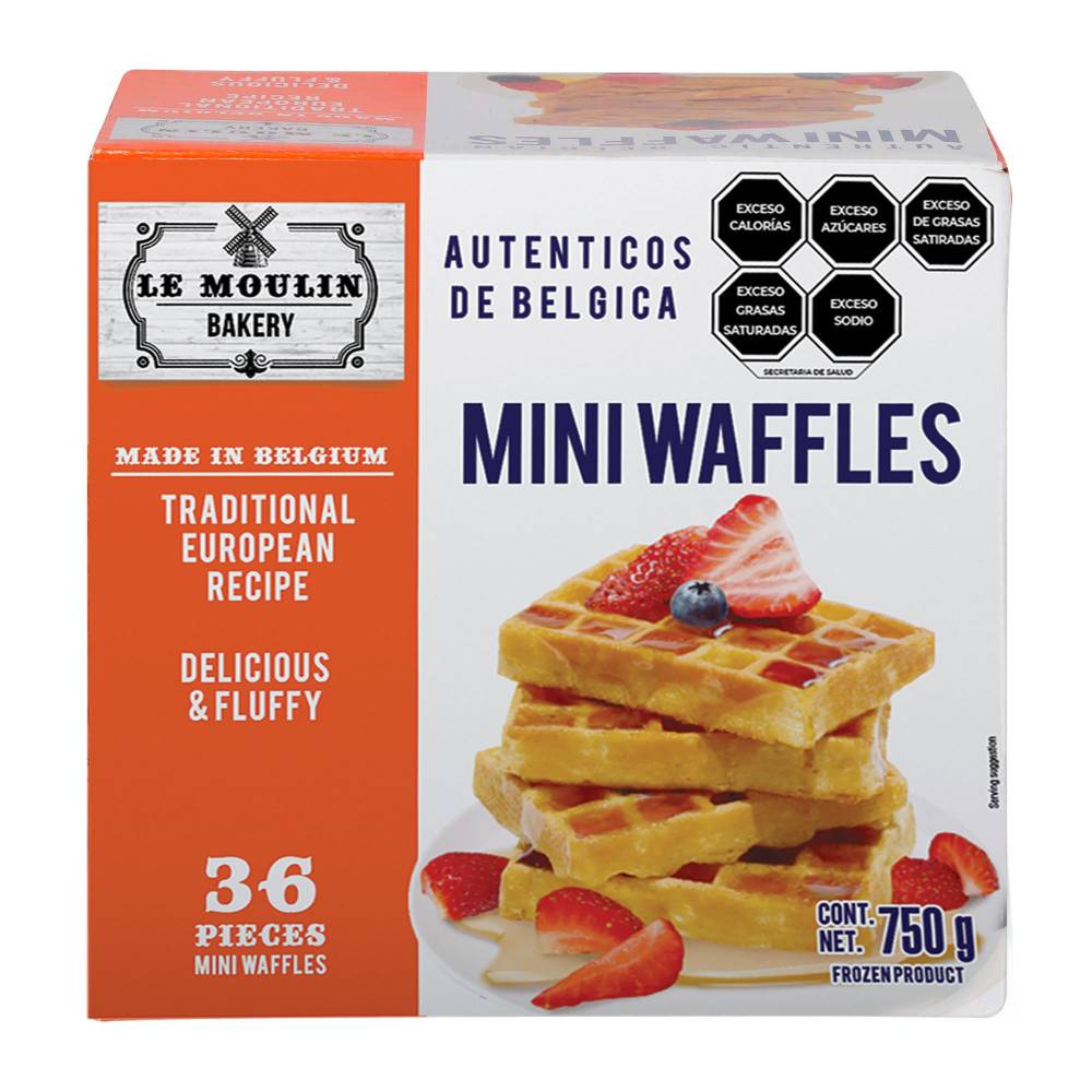 Mini Waffles Le Moulin Bakery 750 gr a precio de socio | Sam’s Club en ...