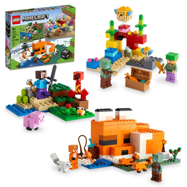 Set Lego MINECRAFT 66779 Overworld Adventures Pack a precio de socio ...